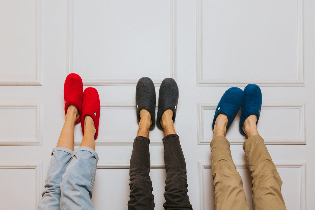 Woolig Colorful Wool Slippers – Woolig Wool Slippers